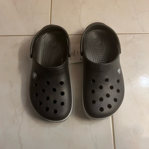 CROCS | Shoes | Crocs Unisex Crocband Graphitewhite Clog | Poshmark